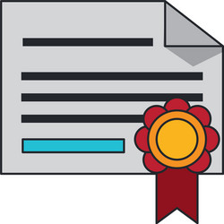 Knowledge education element cartoon Royalty Free Vector