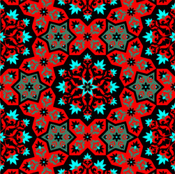 Multicolor pattern ethnic and islamic style design