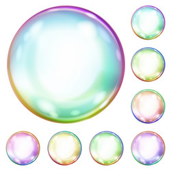 Shiny bubbles Royalty Free Vector Image - VectorStock