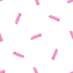 Gum sticks pattern seamless Royalty Free Vector Image