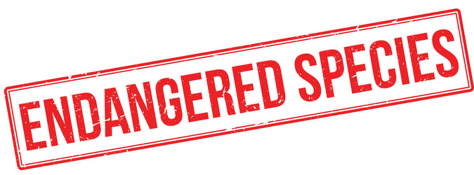 Endangered Animals Sign