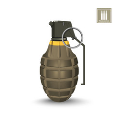 Hand grenade Royalty Free Vector Image - VectorStock