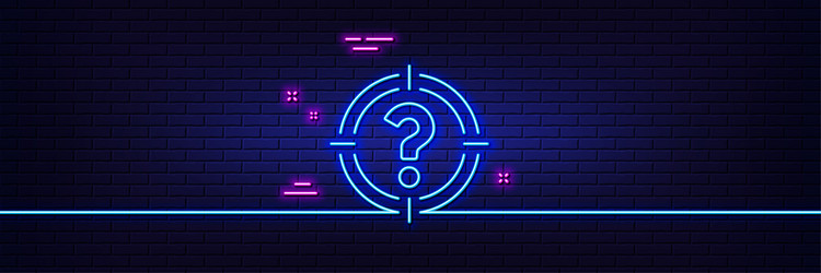 Neon Question Mark Vector Images (over 1,700)