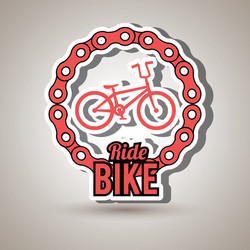 Bike ride design Royalty Free Vector Image - VectorStock