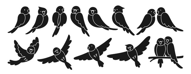 Parrot Shadow Vector Images (over 320)