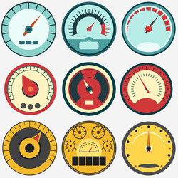 Speed control measure Royalty Free Vector Image