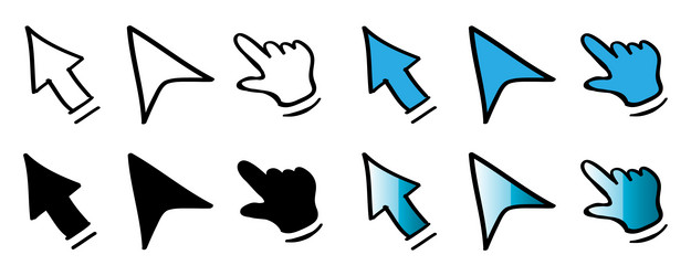 Mouse click cursor sign icon Royalty Free Vector Image
