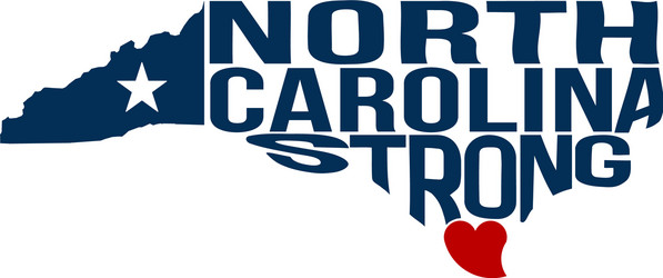 Hurricane on north carolina Royalty Free Vector Image