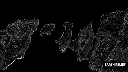 Abstract earth relief map generated Royalty Free Vector