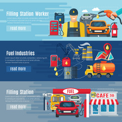 Gas station infographic set Royalty Free Vector Image