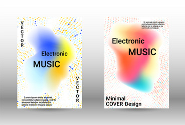 Modern musical cover Royalty Free Vector Image