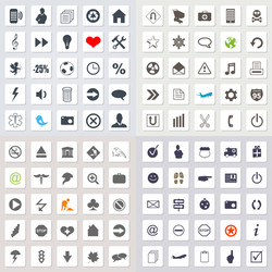 Set of infographic elements information graphics Vector Image