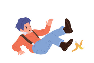 Cartoon Boy Fall Down Vector Images (over 310)