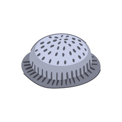 Sewer waste drain trap cartoon Royalty Free Vector Image