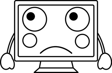 Sad Computer Emoji Vector Images (over 520)