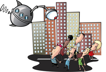 Cartoon Crowd Vector Images (over 23,000)