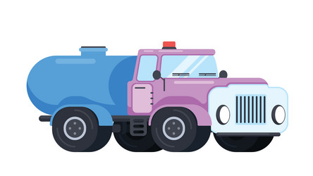 Cartoon Water Tank Truck Vector Images (over 140)