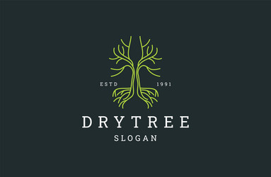 Dry tree Royalty Free Vector Image - VectorStock