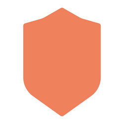 A symbol of shield for protection Royalty Free Vector Image