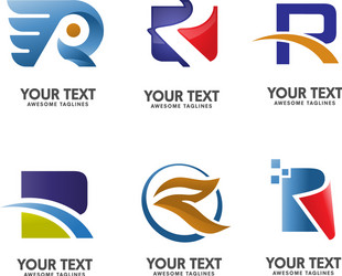 Letter r Royalty Free Vector Image - VectorStock