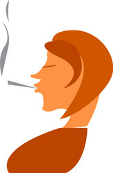 Sad Smoking Drawing Vector Images (over 100)