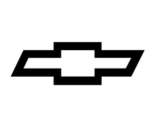 Chevrolet brand logo car symbol with name white Vector Image