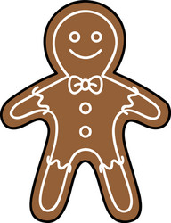 Gingerbread Man Black and White Vector Images (over 690)