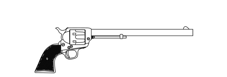Six Shooter Gun Vector Images (over 170)