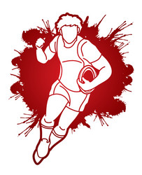 Graffiti Rugby Vector Images (over 100)
