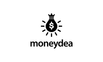 Dollar money currency light bulb investment logo Vector Image