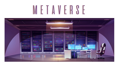 Futuristic metaverse background Royalty Free Vector Image