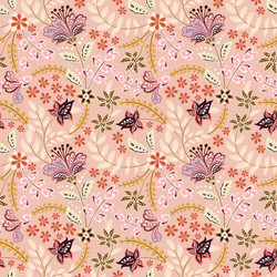 Abstract Flowers Seamless Pattern Floral Vector Image