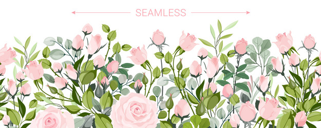 Pink Flower Border Vector Images (over 27,000)