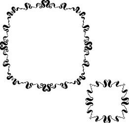 Simple decorative frame Royalty Free Vector Image