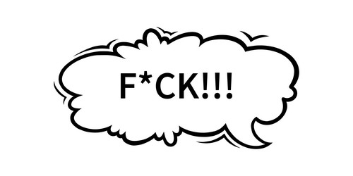 Swearing Bubble Vector Images (over 280)