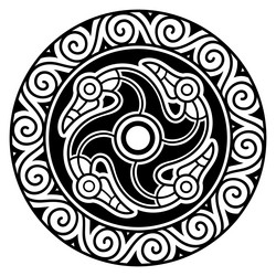 Pagan Border Pattern Culture Vector Images (over 220)