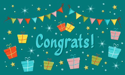 Congratulation Flags Vector Images (over 9,300)