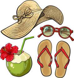 Farm hat cartoon Royalty Free Vector Image - VectorStock