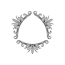 Vintage triangular frames big set Royalty Free Vector Image