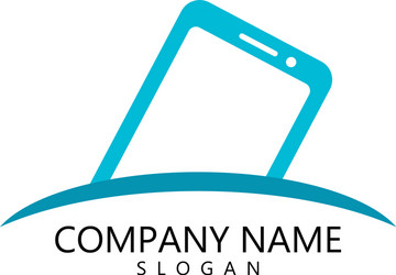 Mobile phone logo Royalty Free Vector Image - VectorStock