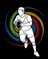 Graffiti Rugby Vector Images (over 100)