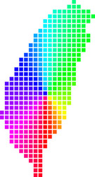 Taiwan Geographical Map Vector Images (over 370)