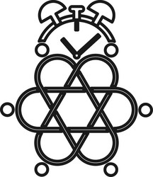 Stethoscope time leaf commitment teamwork Vector Image