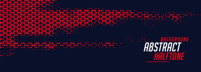 Diagonal abstract halftone lines in red and black Vector Image
