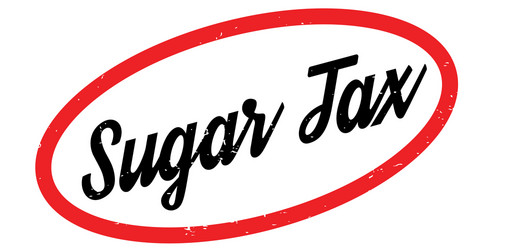 Sugar tax rubber stamp Royalty Free Vector Image