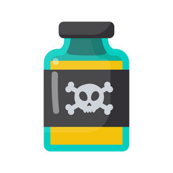 Bottle of poison Royalty Free Vector Image - VectorStock