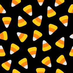 Happy halloween candy corn seamless pattern Vector Image