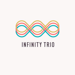 Shows infinity trio sign Royalty Free Vector Image