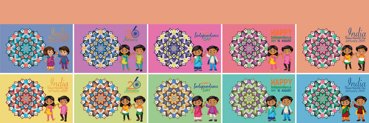 Indian Independence Day Charts For Kids