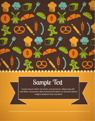 Food elements Royalty Free Vector Image - VectorStock